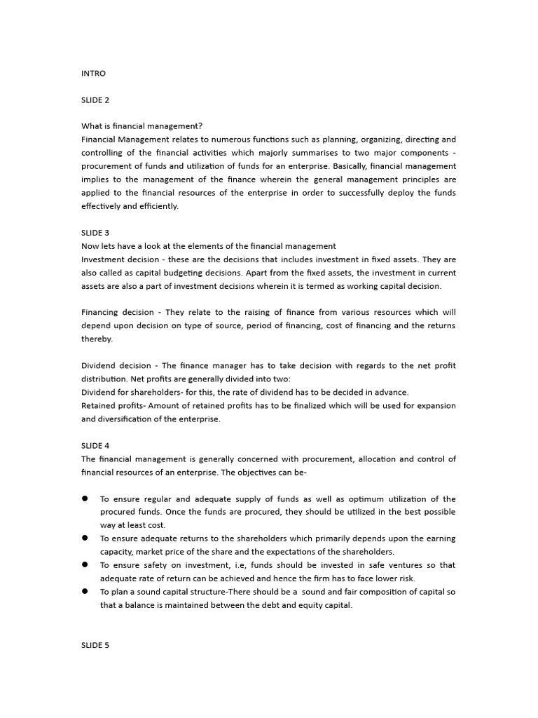 MA Script | PDF | Financial Capital | Dividend