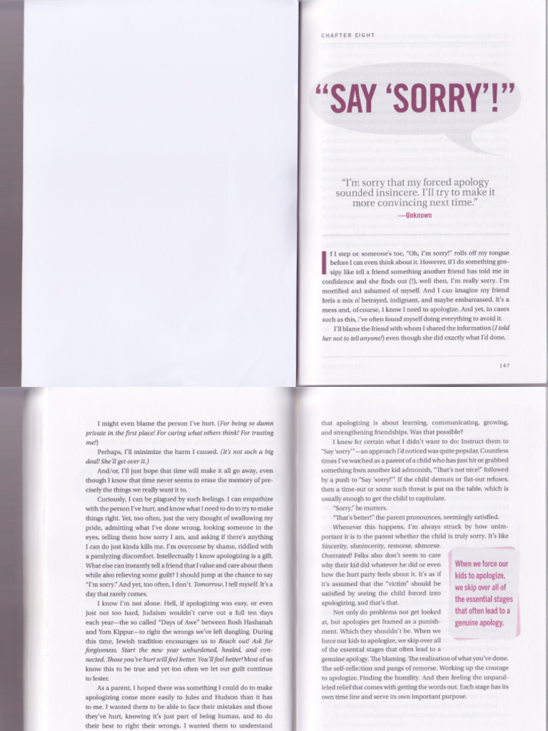 08 - say sorry! | PDF