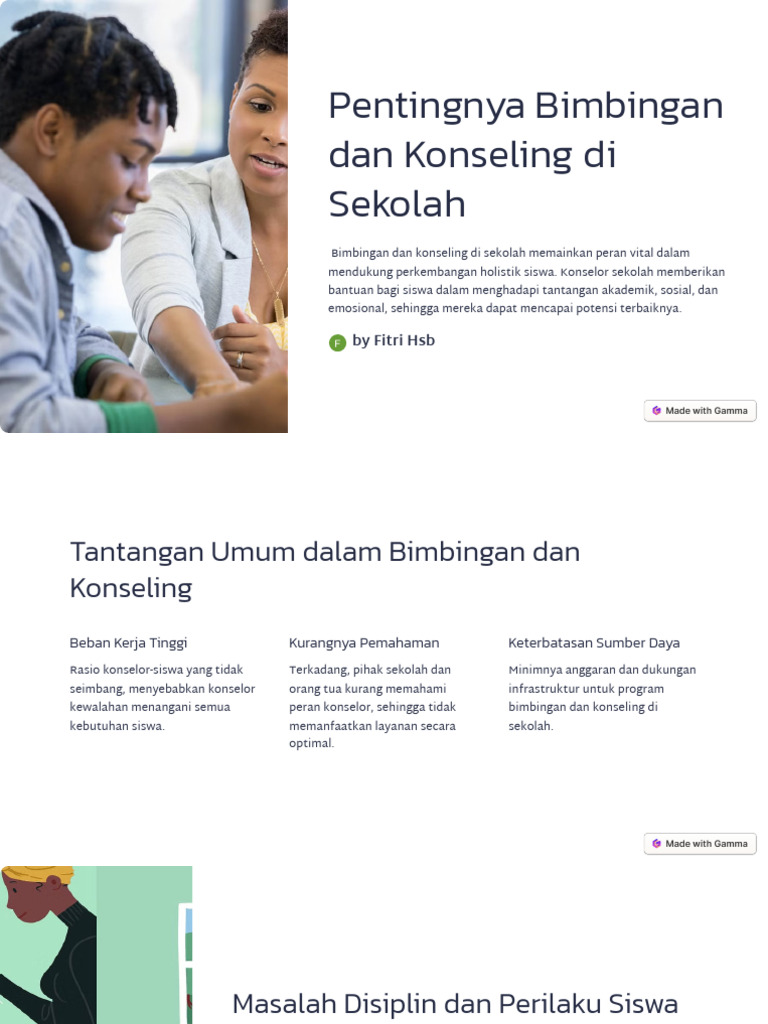 DDBK 15 Pentingnya Bimbingan Dan Konseling Di Sekolah | PDF