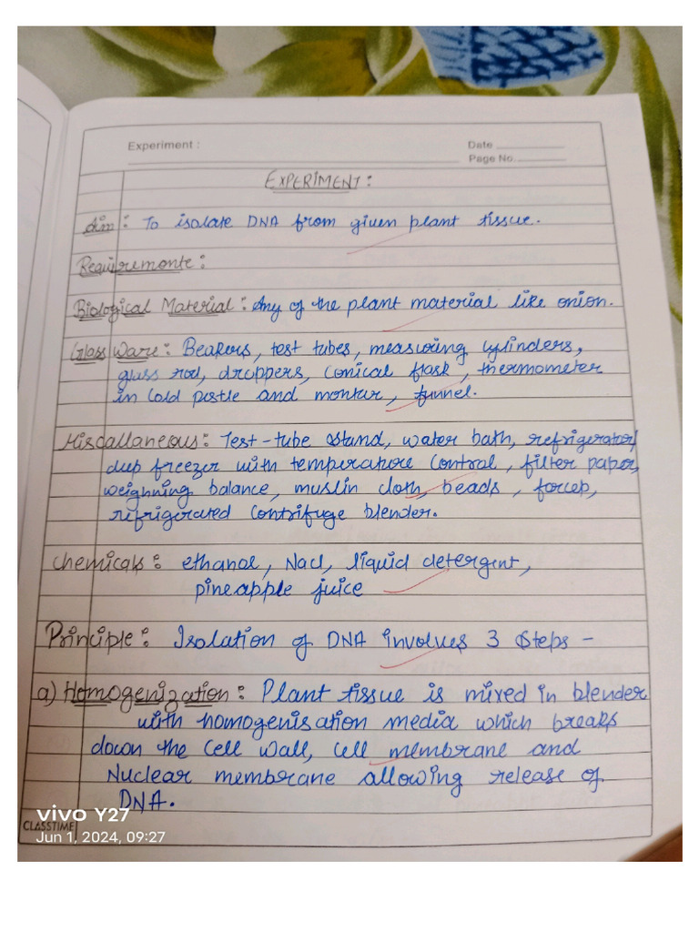 Biology Practical Class 12 | PDF