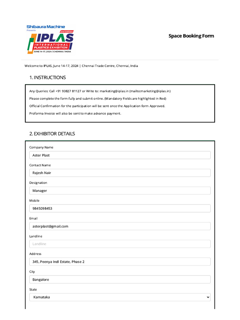 IPLAS Space Booking Form4 | PDF