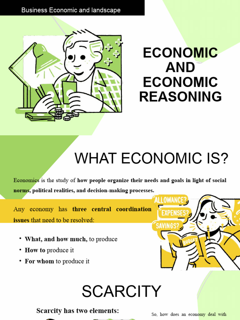 01 - Economic and Economic Reasoning | PDF | Economics | Opportunity Cost
