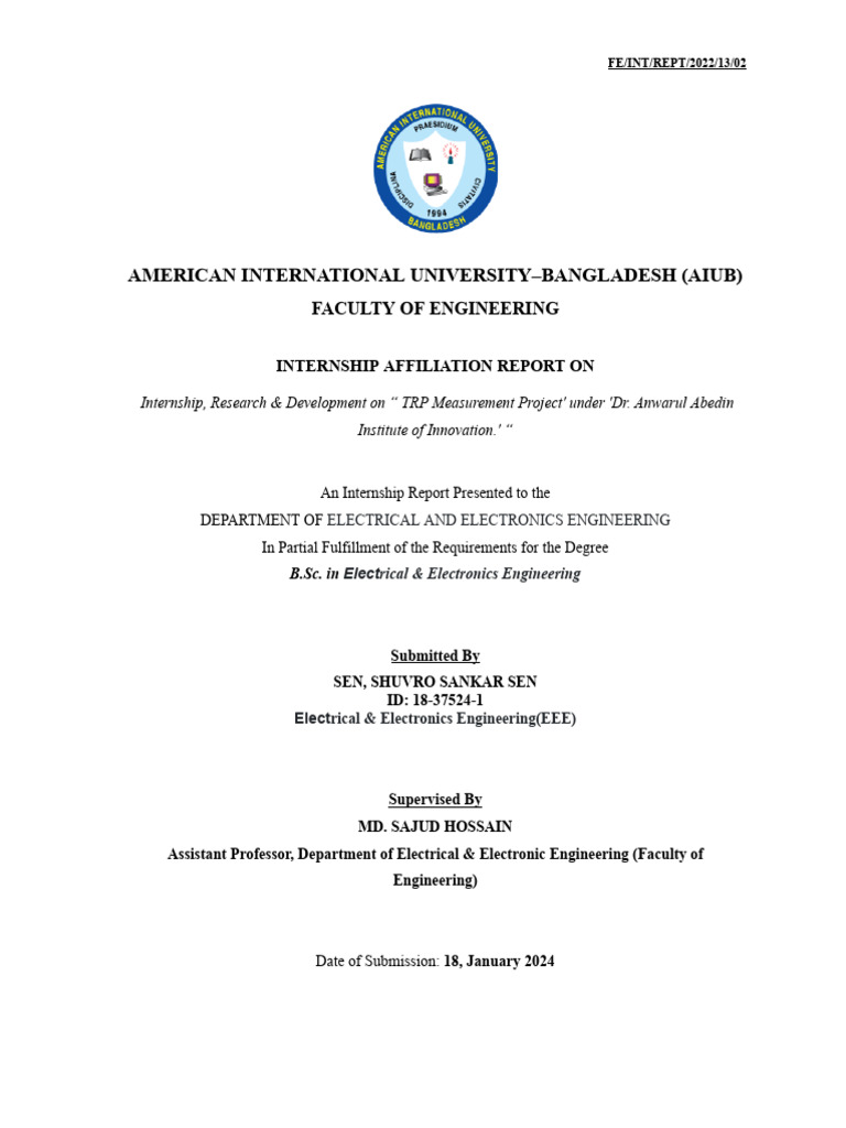 18-37524-1 - Shuvro Sankar Sen - Report - A6 - 18-37524-1 | PDF | Audience Measurement | Learning