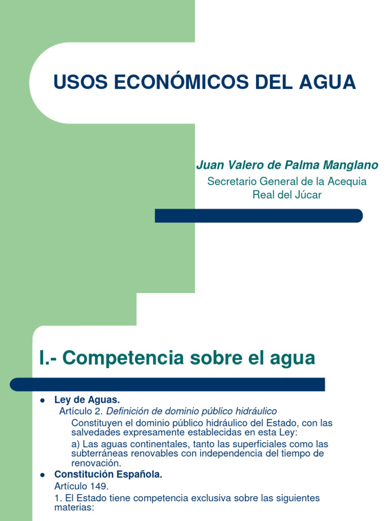 Gestión y Prioridades del Uso del Agua | PDF | Ingeniería Ambiental | Agua
