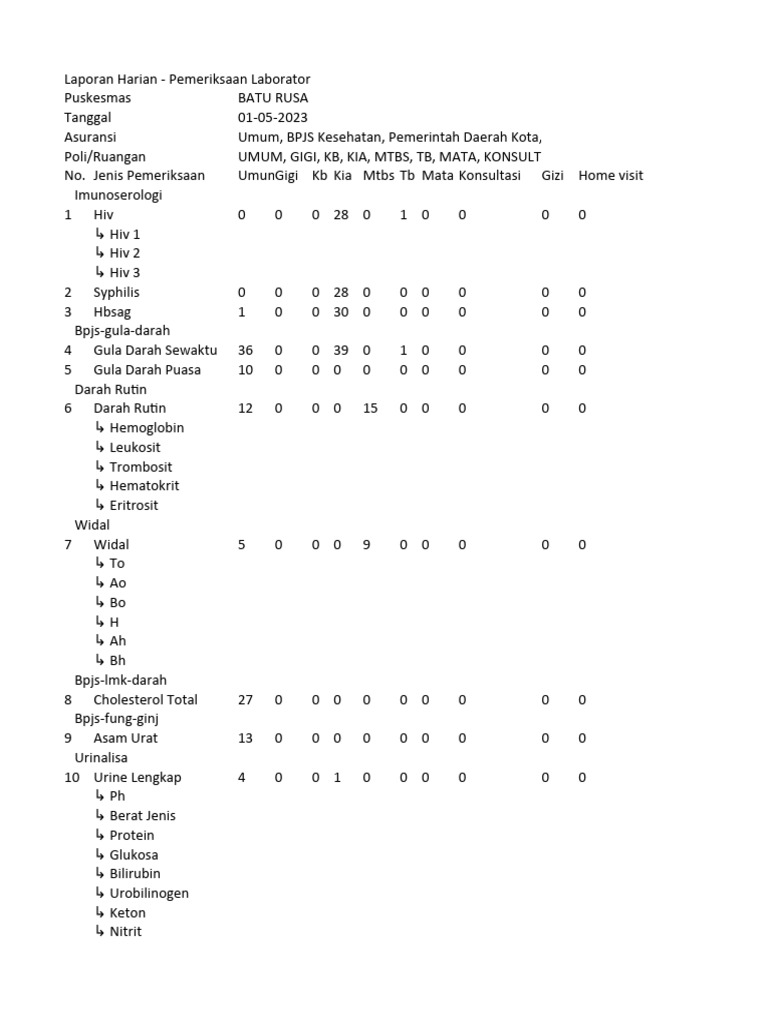 Laporan LAB PKM BATURUSA | PDF