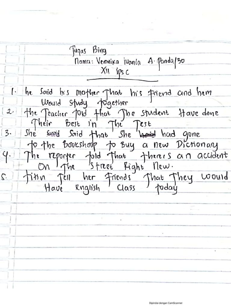 Tugas Bing Veronika Ivania Aso Panda | PDF