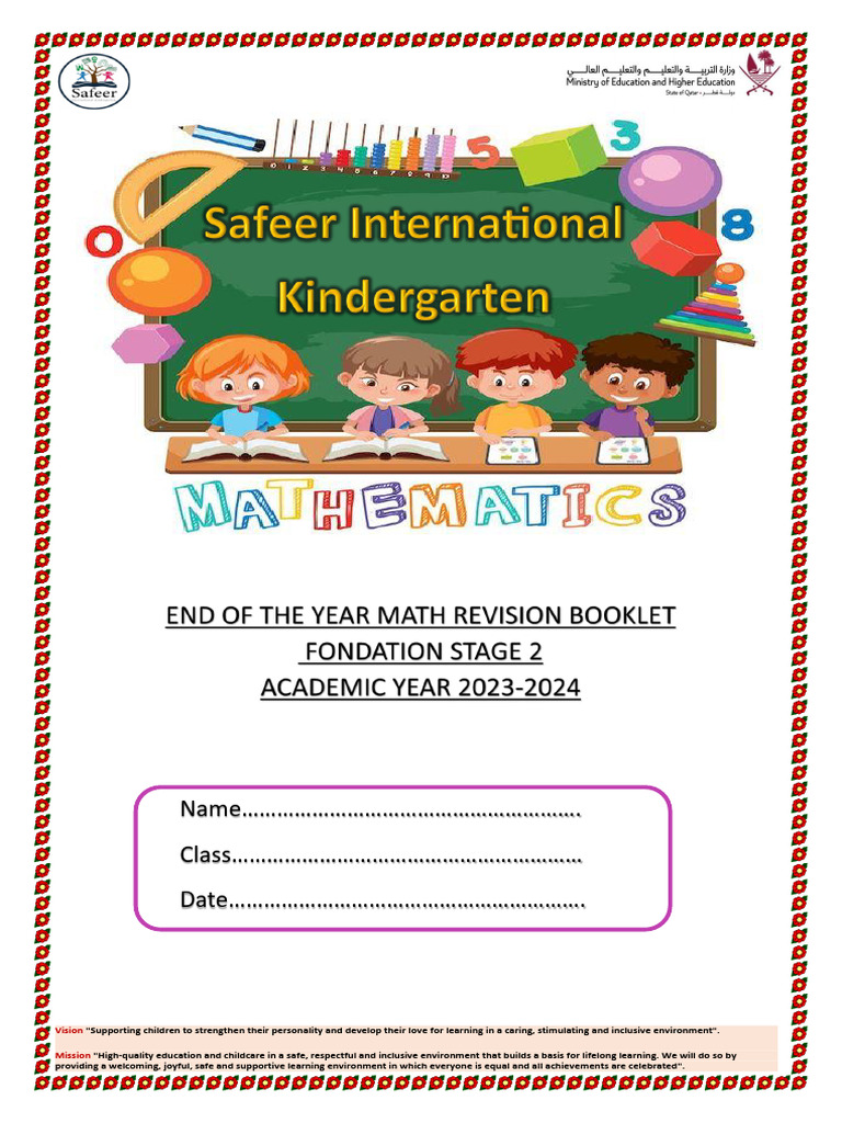 Final Math Revision Term 2 | PDF | Child Care | Human Development