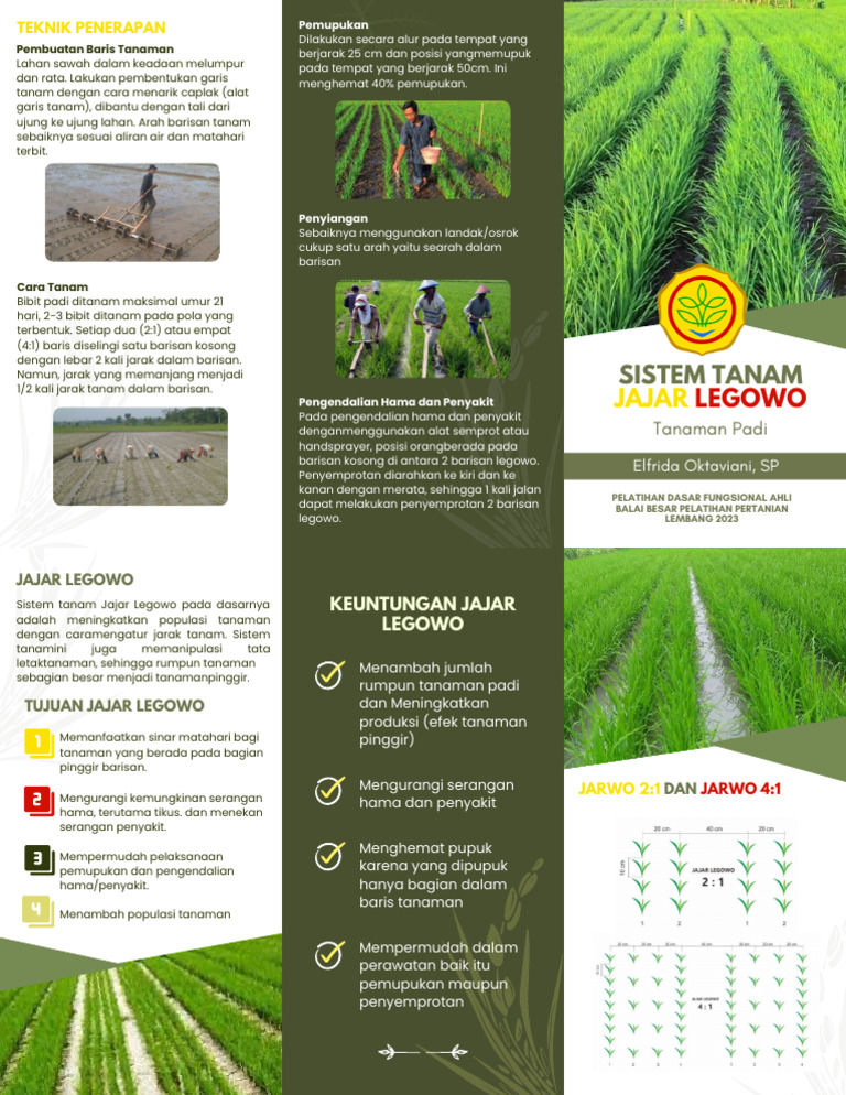 Folder Jajar Legowo | PDF