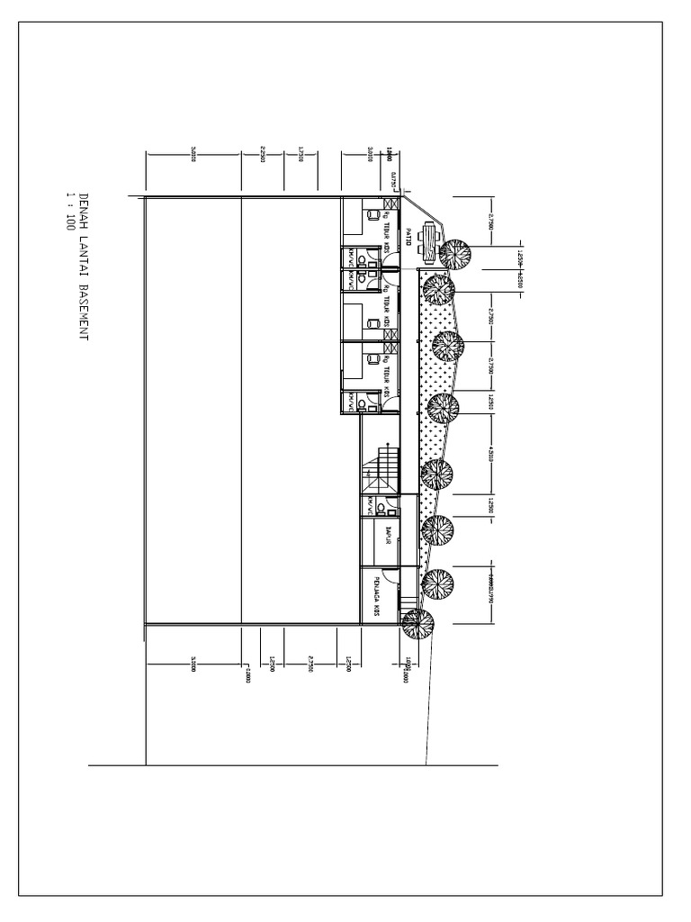 Denah Lantai Basement | PDF