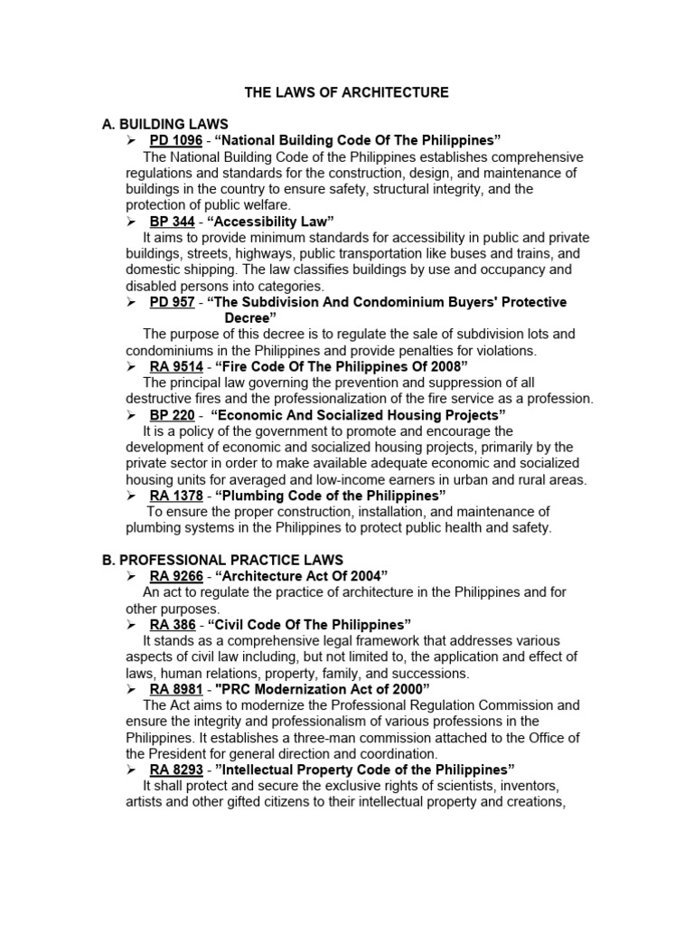 Laws of Architecture | Download Free PDF | Air Pollution | Pollution