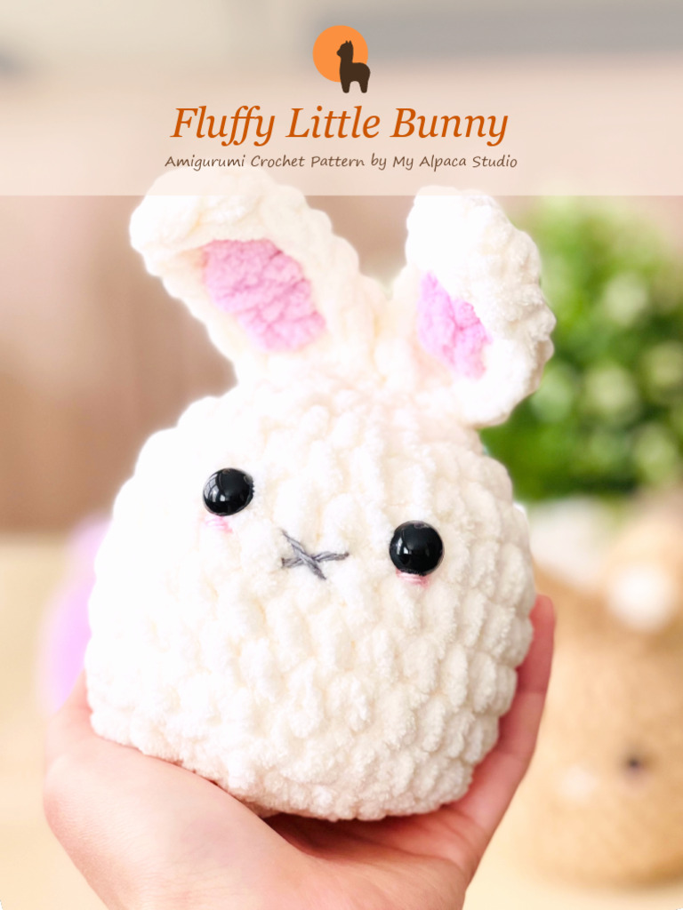 Fluffy Little Bunny Crotchet Guide | PDF | Crochet | Yarn