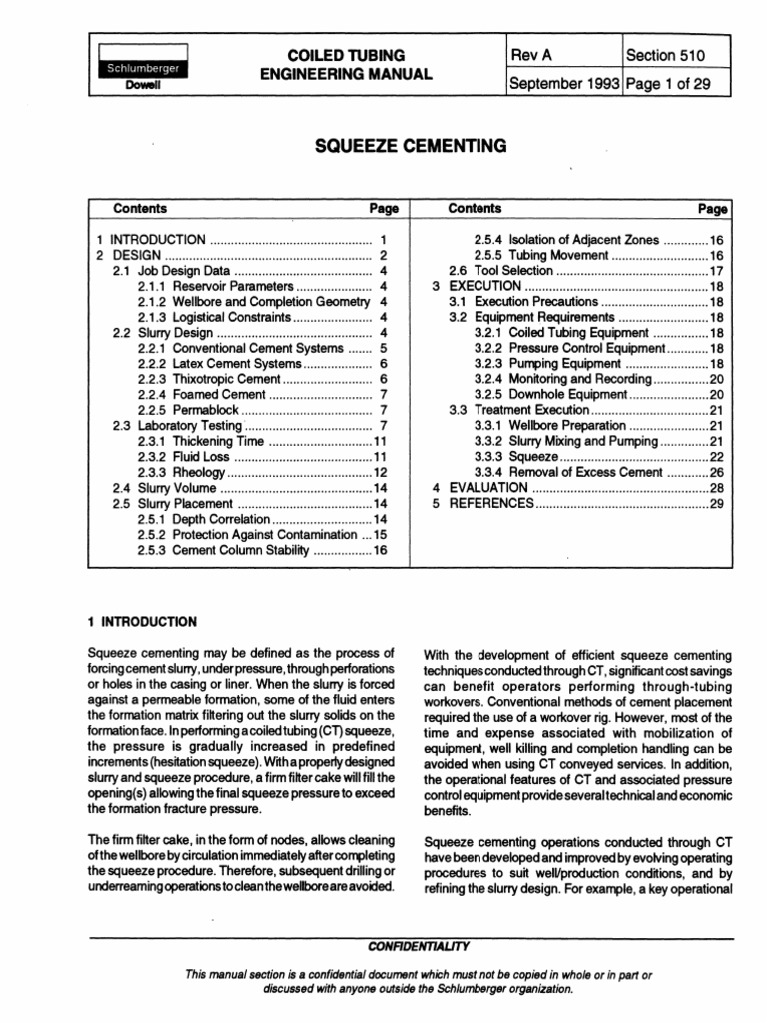 12 - Squeeze - Cementing | PDF