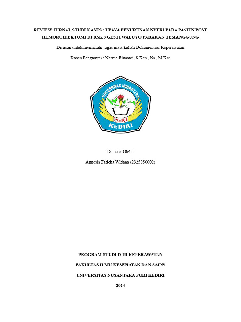 Agnesia Faticha (Nyeri Akut) | PDF