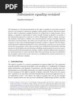 Substantive vs. Formal Equality Explained | PDF | Discrimination | Justice