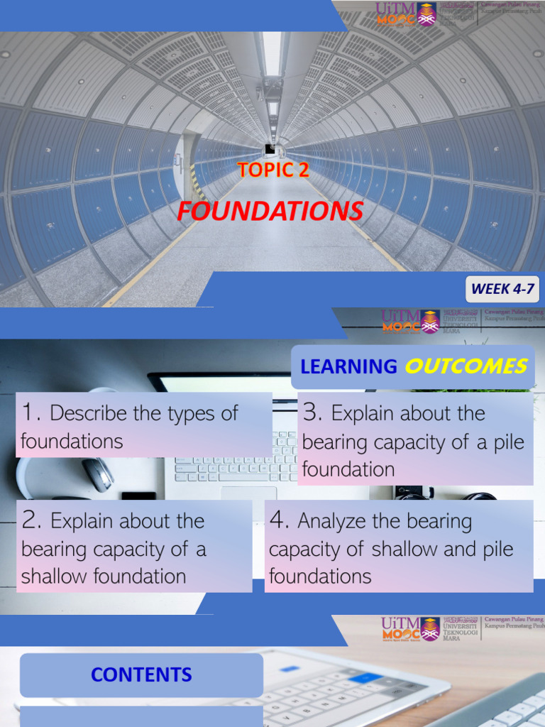 TOPIC 2 FOUNDATIONS | Download Free PDF | Foundation (Engineering) | Deep Foundation
