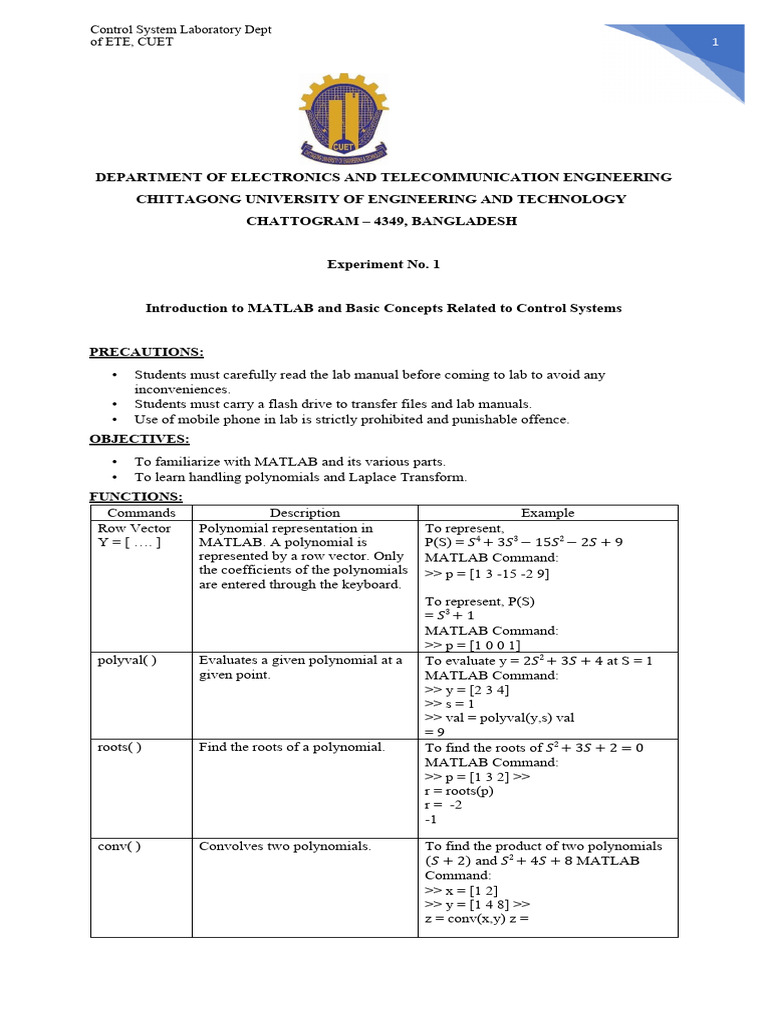 Basic | PDF | Laplace Transform | Polynomial