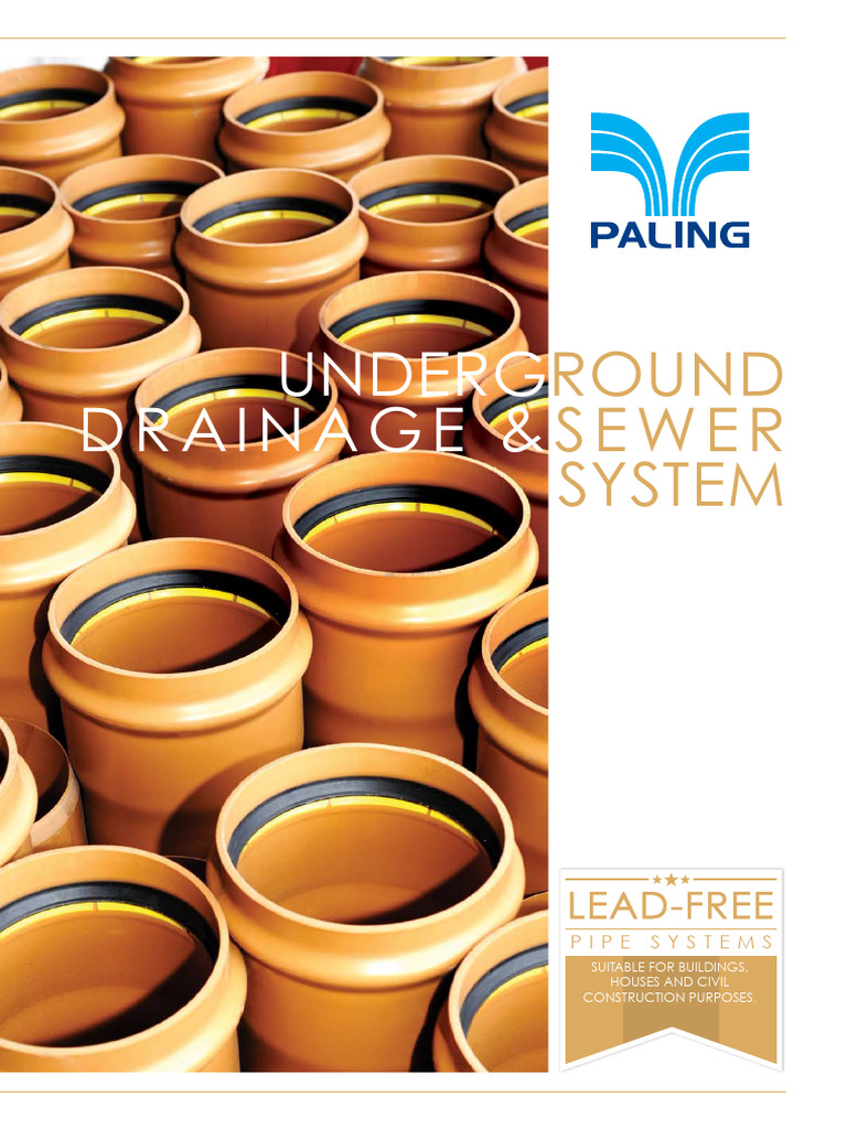 Paling-Underground Drainage | PDF | Pipe (Fluid Conveyance) | Sewerage