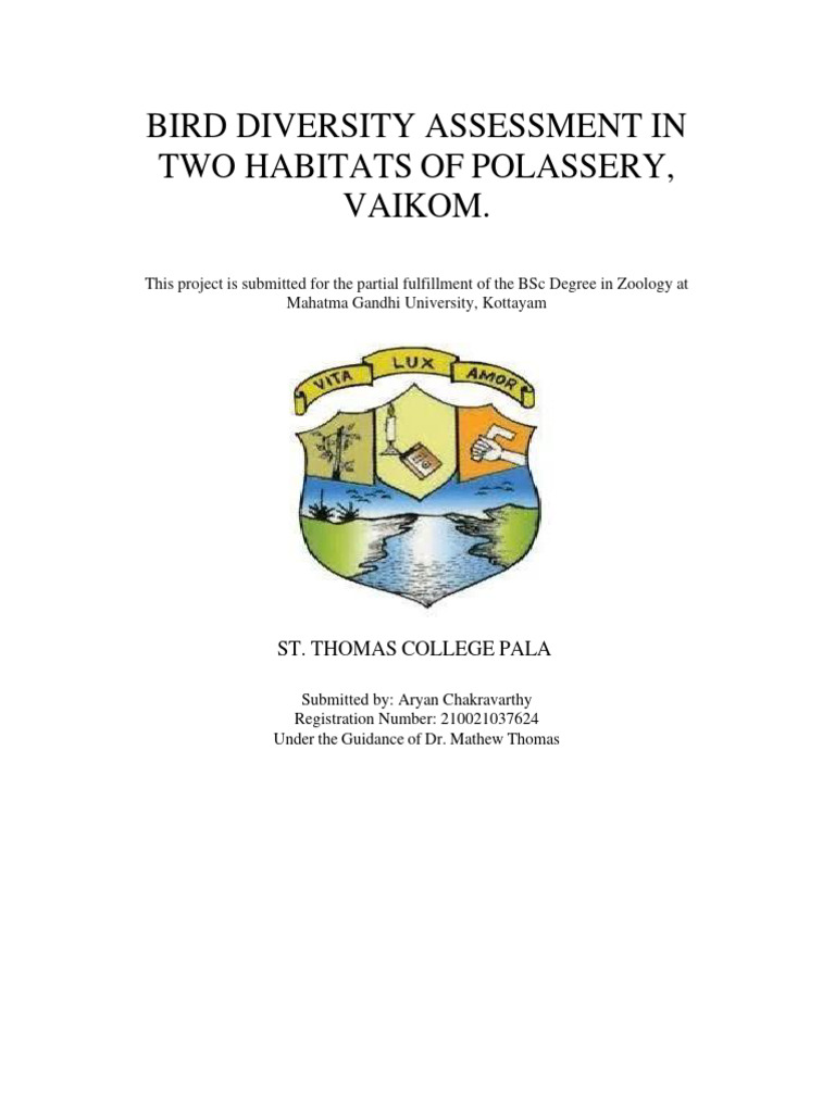 Final Project Draft | Download Free PDF | Biodiversity | Conservation Biology