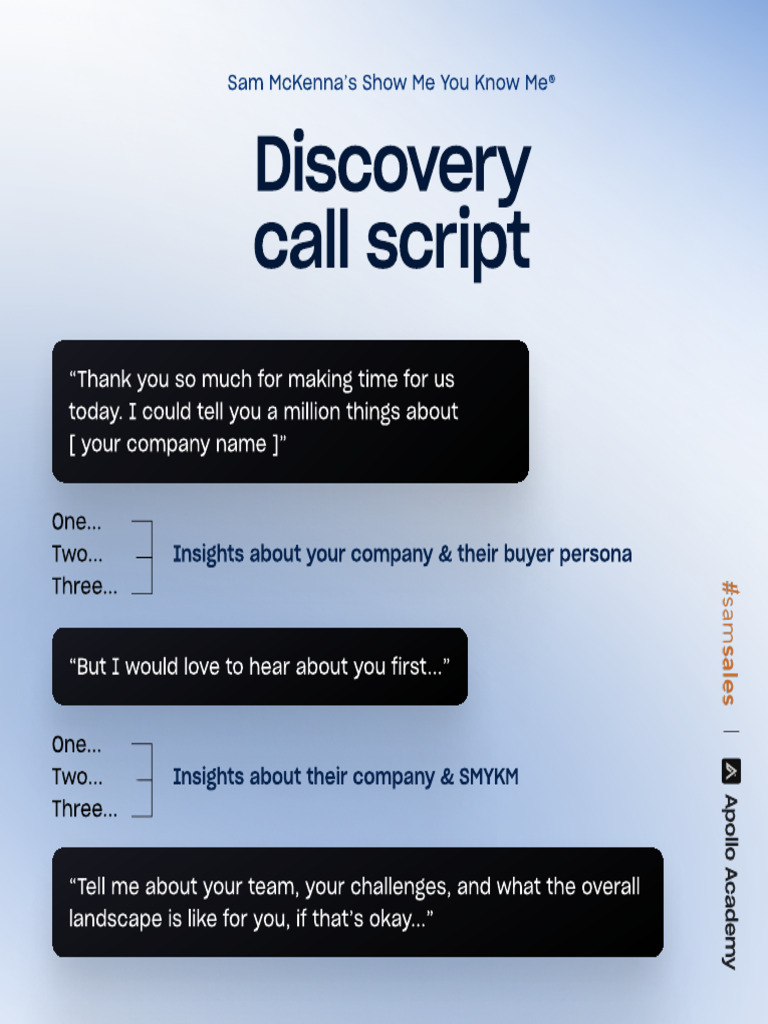 Discovery Call Script | PDF