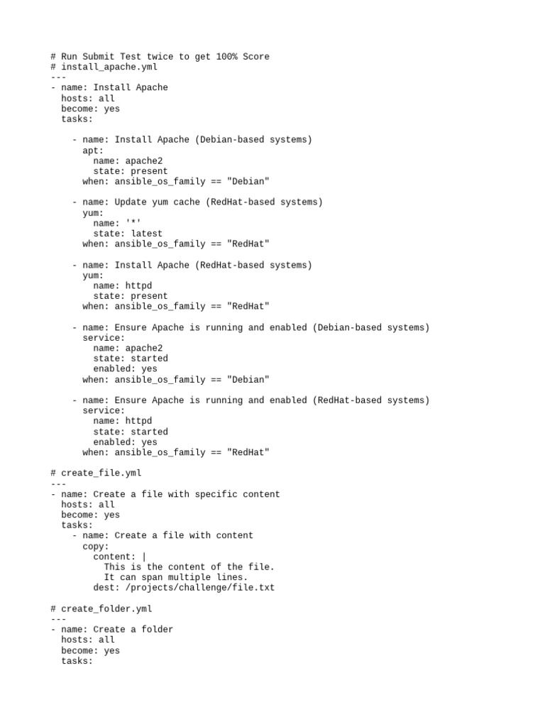 Ansible - Automation Choral - Include - Fresco Play - Handson | PDF