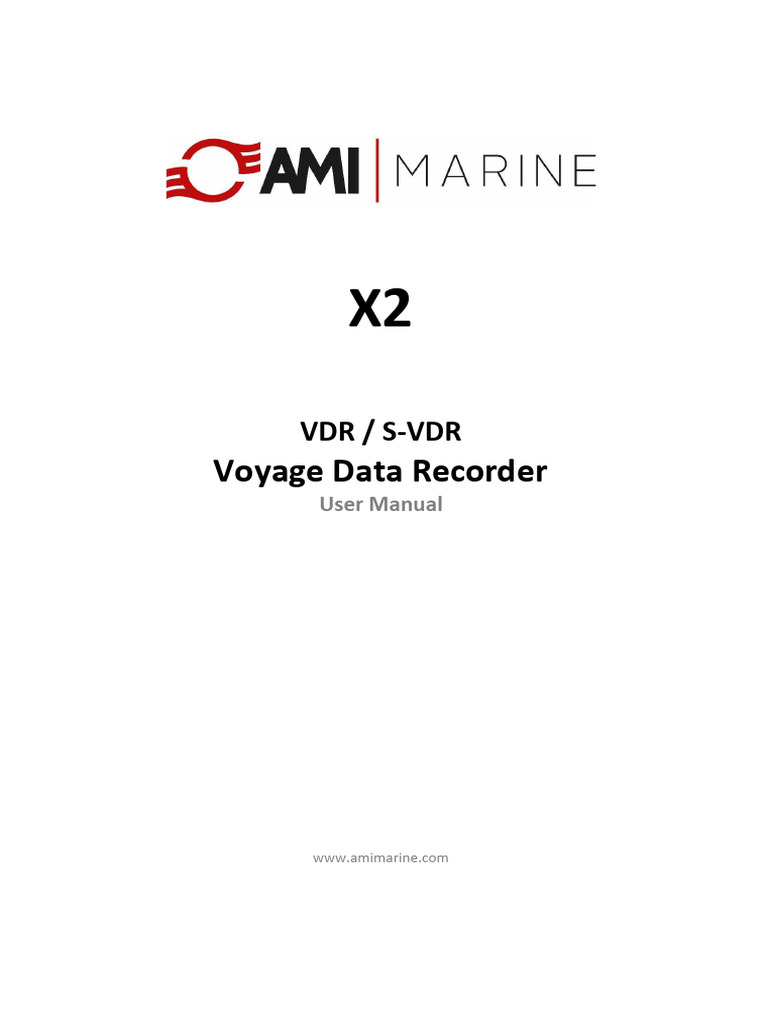 0803 X2 VDR and S-VDR User Manual Iss01 Rev08 | PDF | Computer Virus ...
