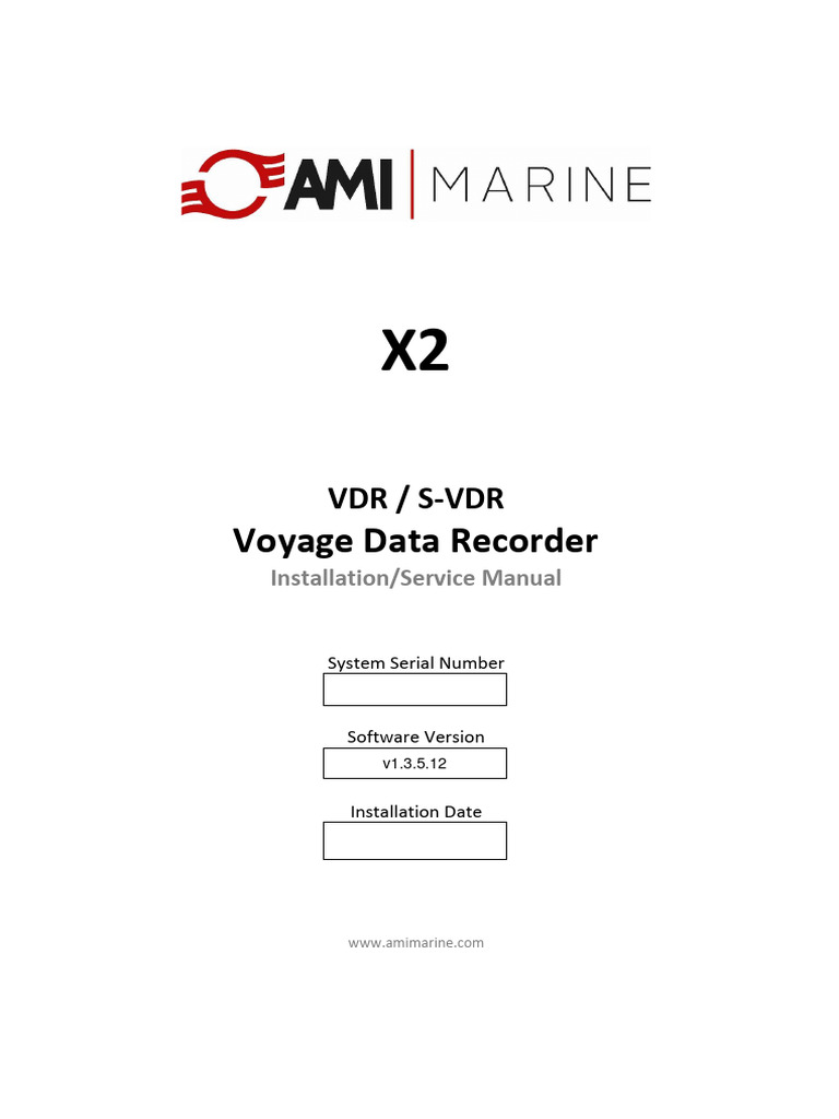 X2 VDR/S-VDR Installation Manual | PDF | Computer Monitor | Computer Virus