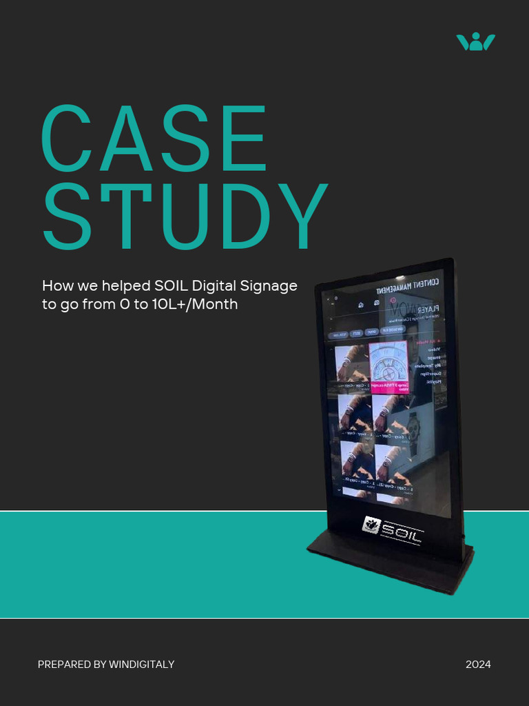 Soil Digital Signage Case Study by Windigitaly | Download Free PDF ...