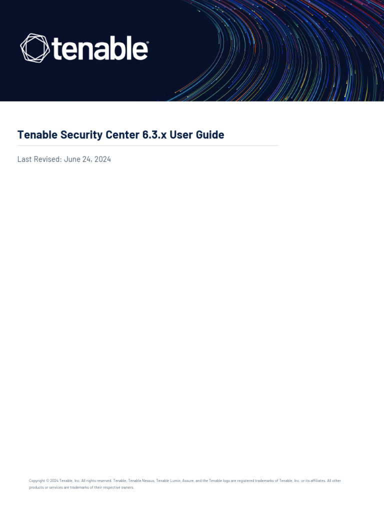 Tenable Security Center-User Guide | Download Free PDF | Cloud Computing | Computer Data Storage