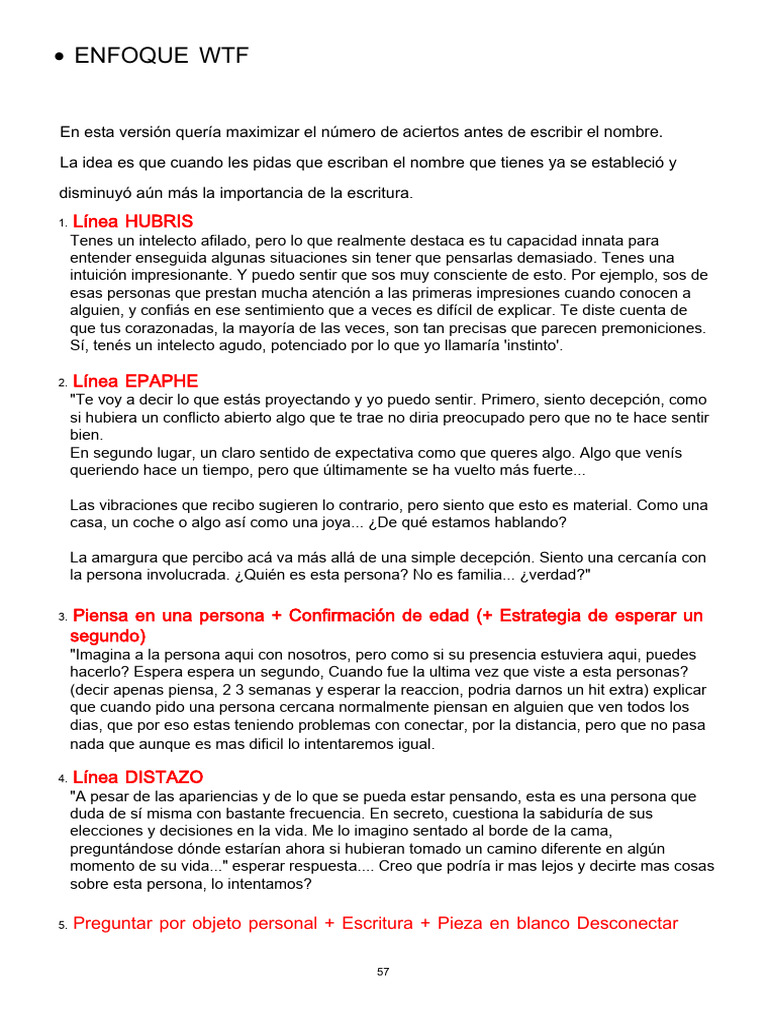 Efecto WTF Sibyl | PDF