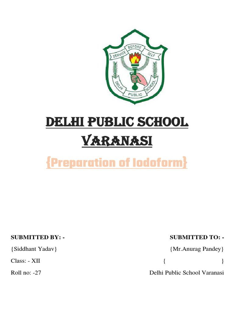 Delhi Public School Varanasi CERTIFICATE PAGE | PDF
