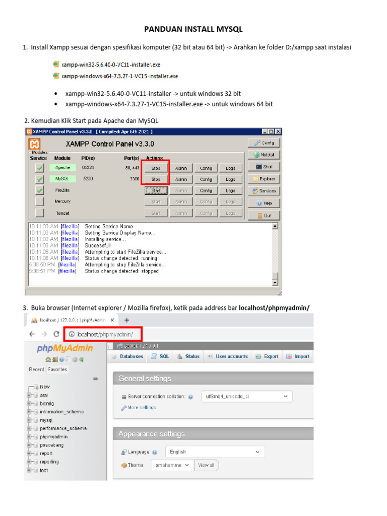 Panduan Install Laporan Rusak2 | PDF