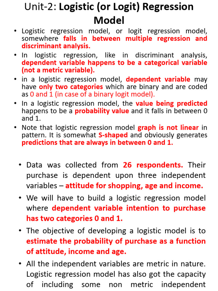 Logistic Regression for Purchases | PDF | Logistic Regression | Regression Analysis