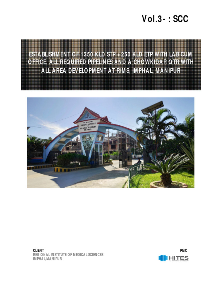 Vol.3-: SCC | PDF | Specification (Technical Standard) | Environmental Impact Assessment