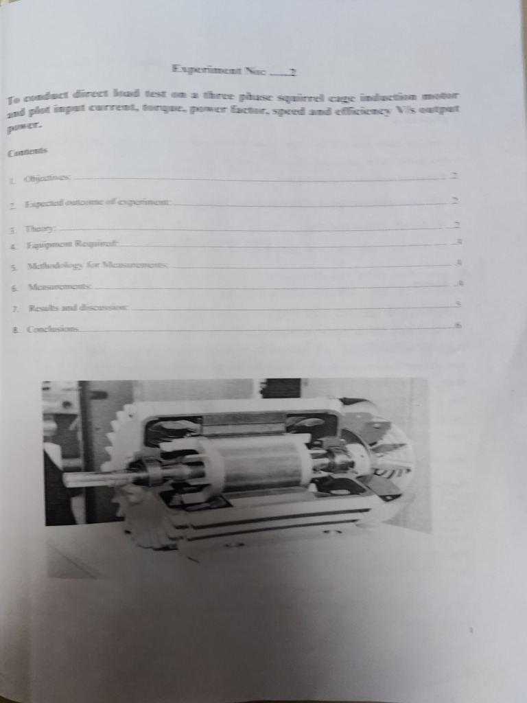 Exp 2 em | PDF | Electric Motor | Power (Physics)
