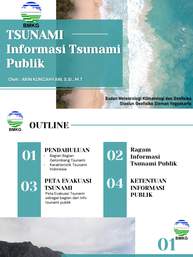 Materi Tsunami Part 2 - Informasi Tsunami Publik | PDF