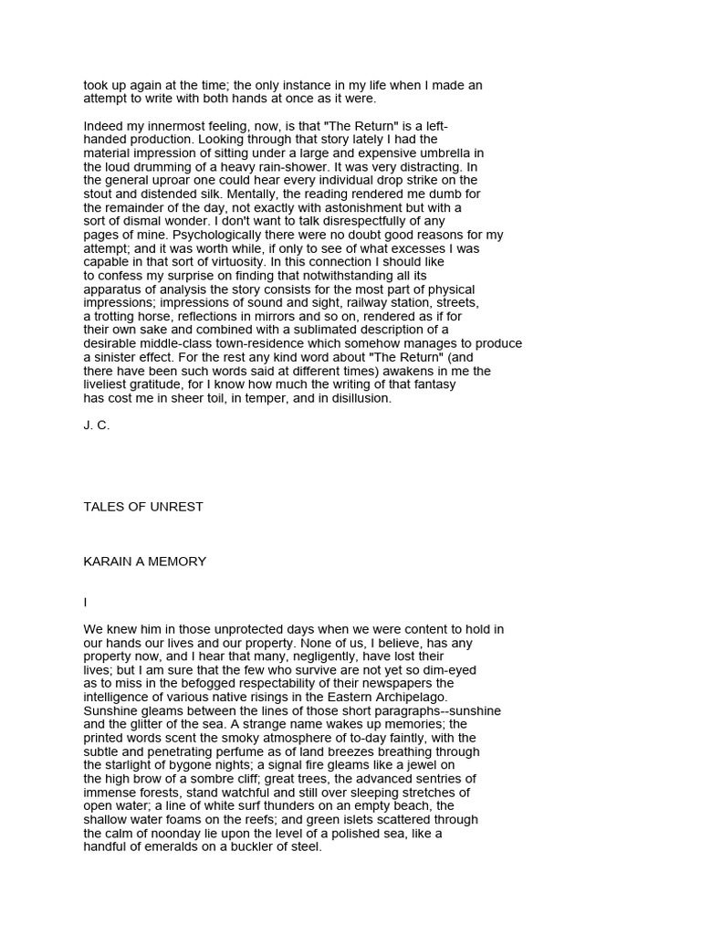 Karain | PDF | Poetry | Young Adult