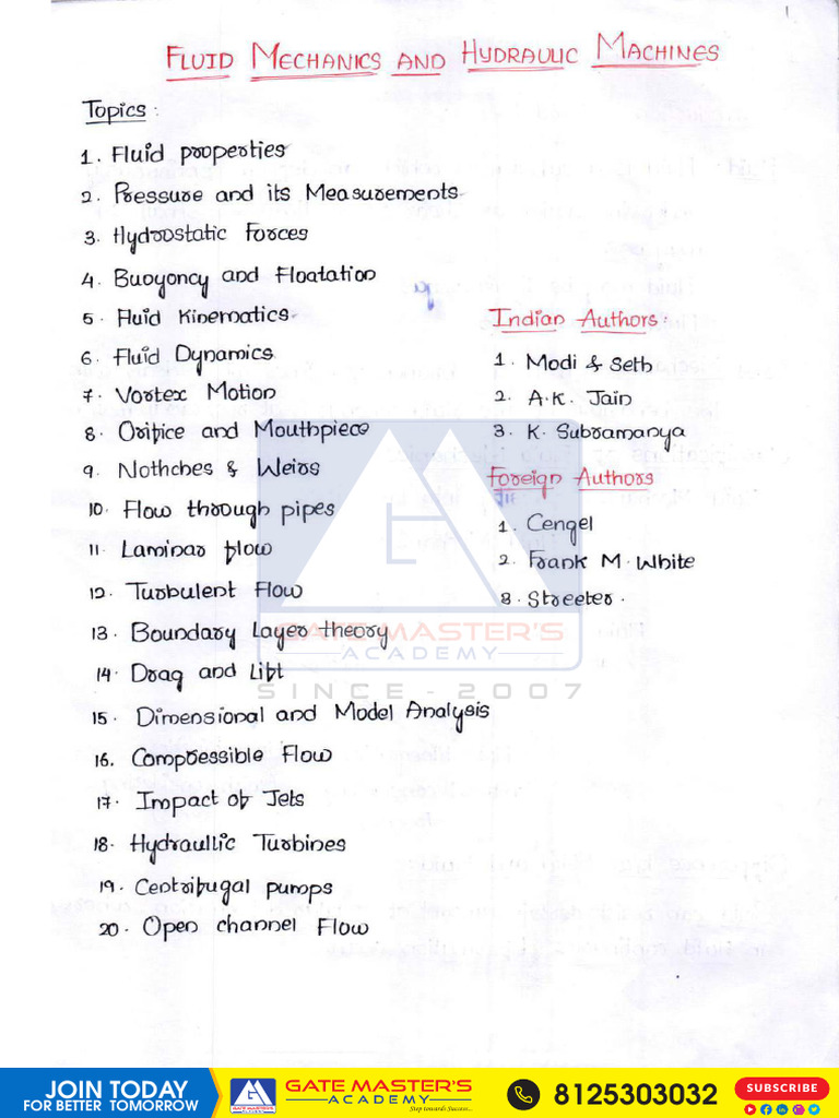 GMA - FM Class Notes | PDF