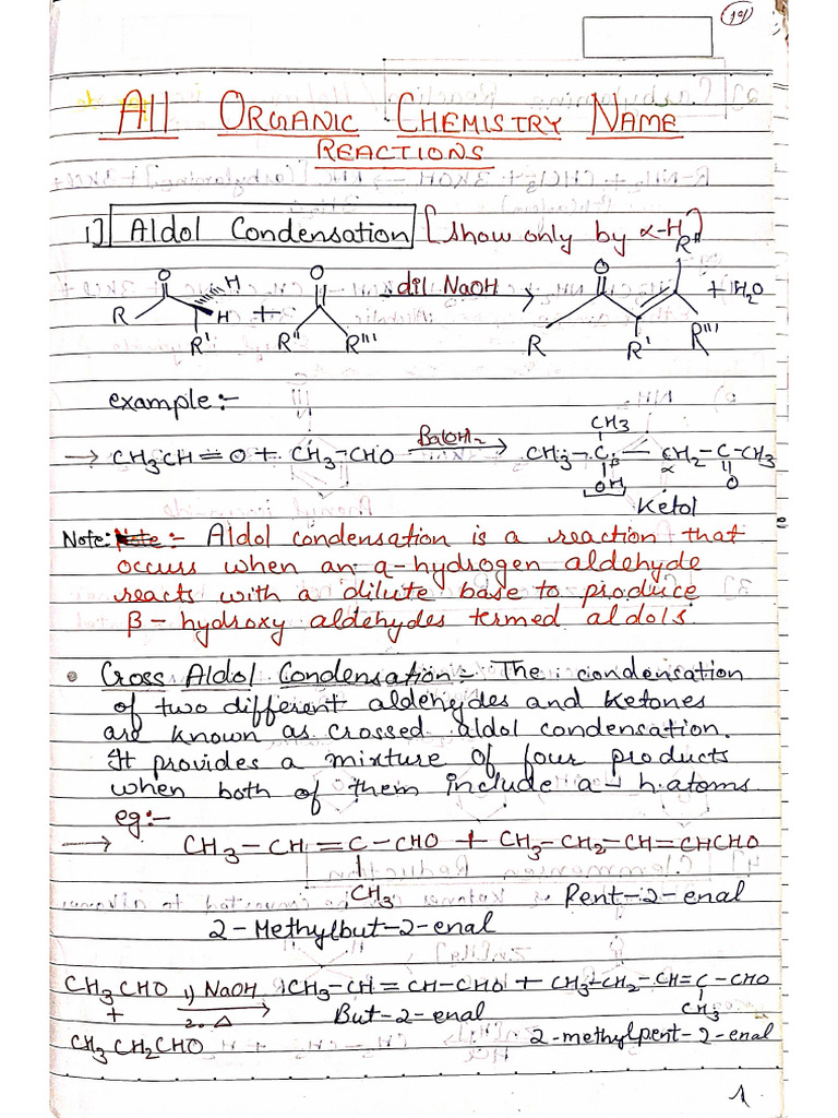 Named Reaction and Tests | PDF
