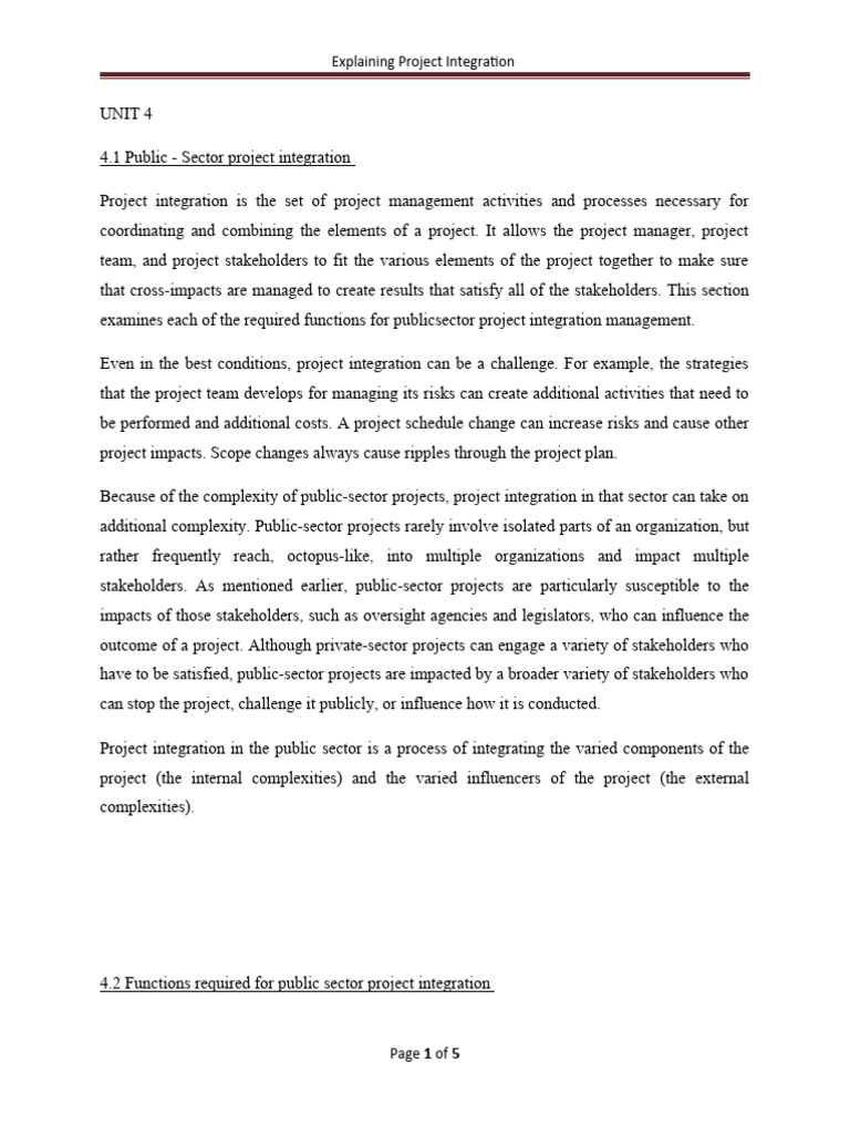 Unit 4 | PDF | Project Management | Business