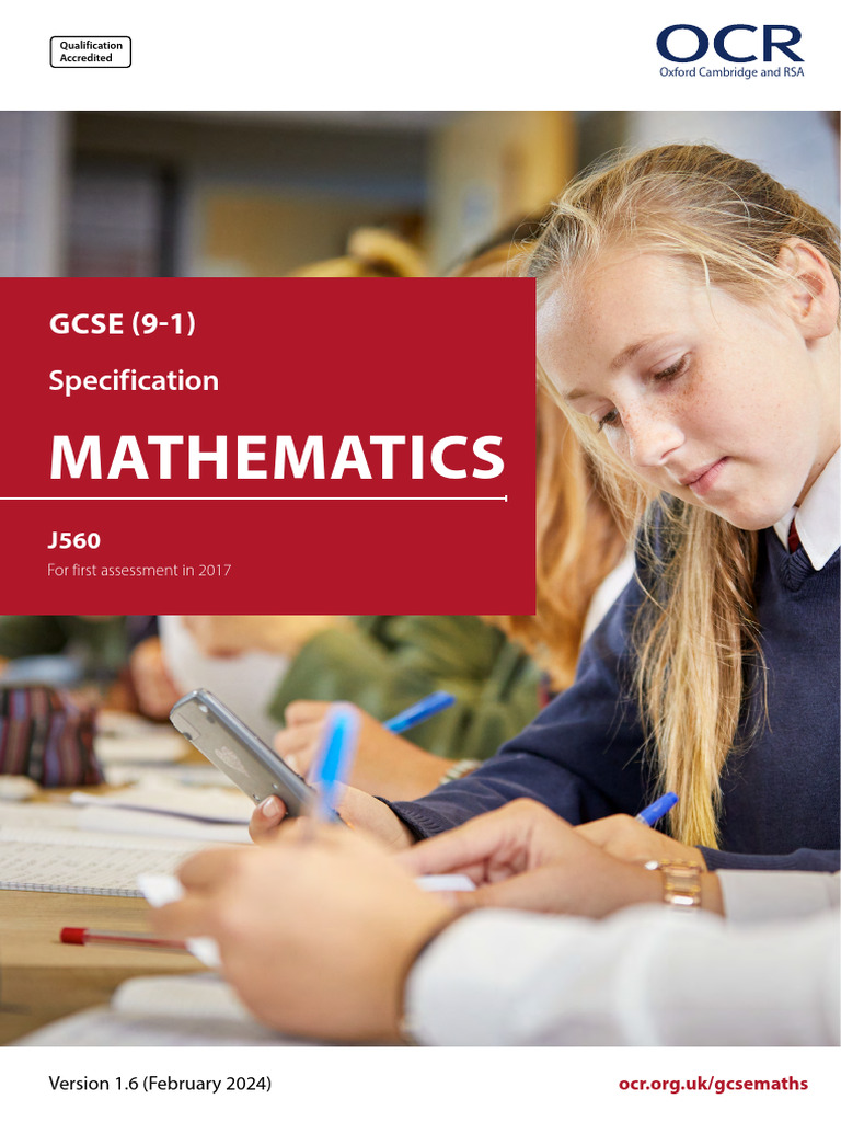 Specification Gcse Mathematics | PDF | Learning | Teachers