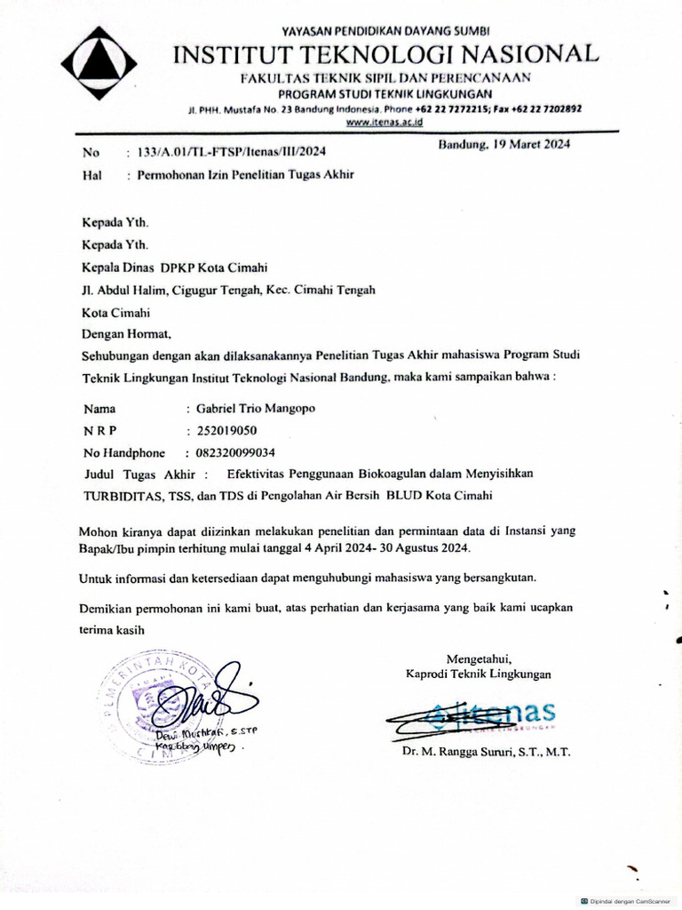 Lampiran Cap Dan TTD | PDF