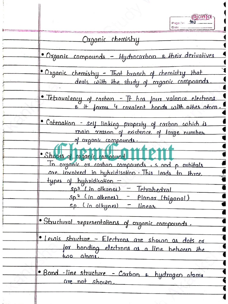 C11ChemC12 - Organic Chemistry - Some Basic Principles - Techniques ...