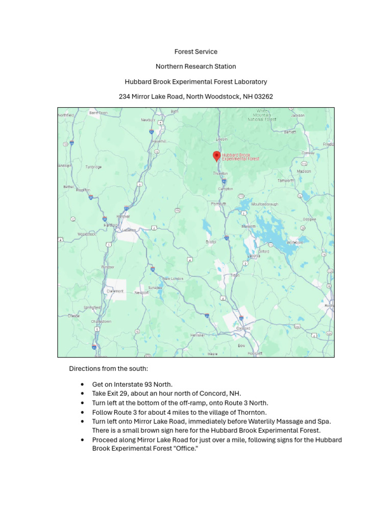 Att +4+Hubbard+Brook+Roof+Site+Map | PDF