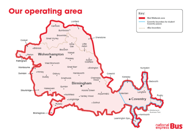 West Midlands Operating Area Map | PDF | England