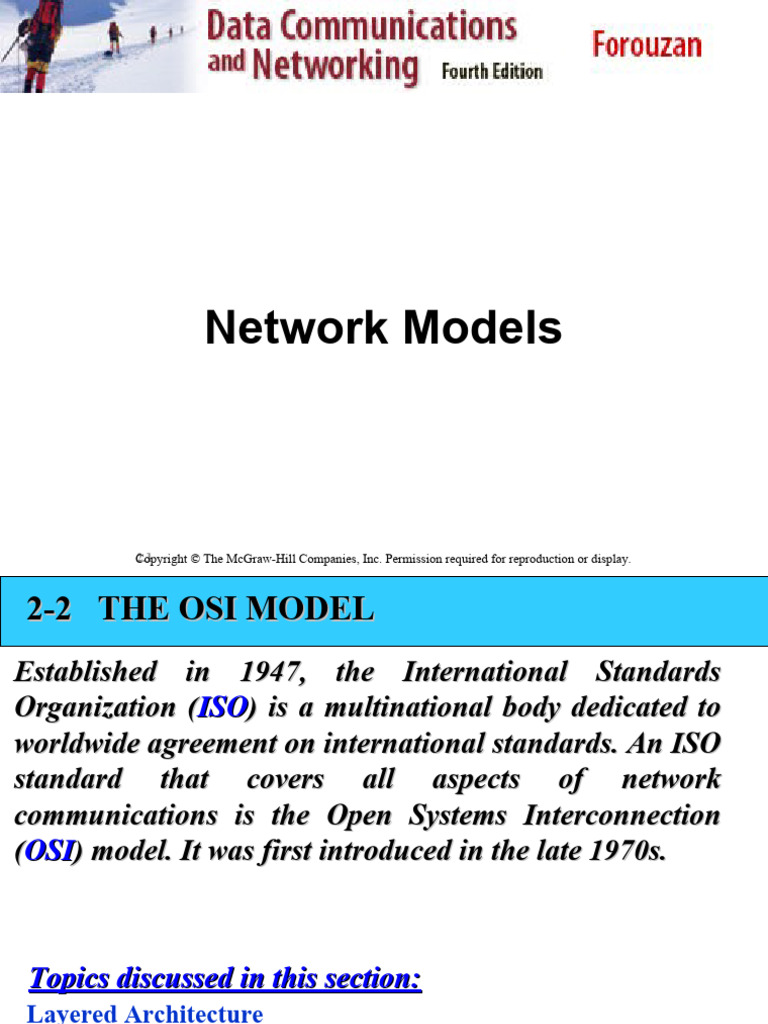 Network Models | PDF | Osi Model | Internet Protocol Suite