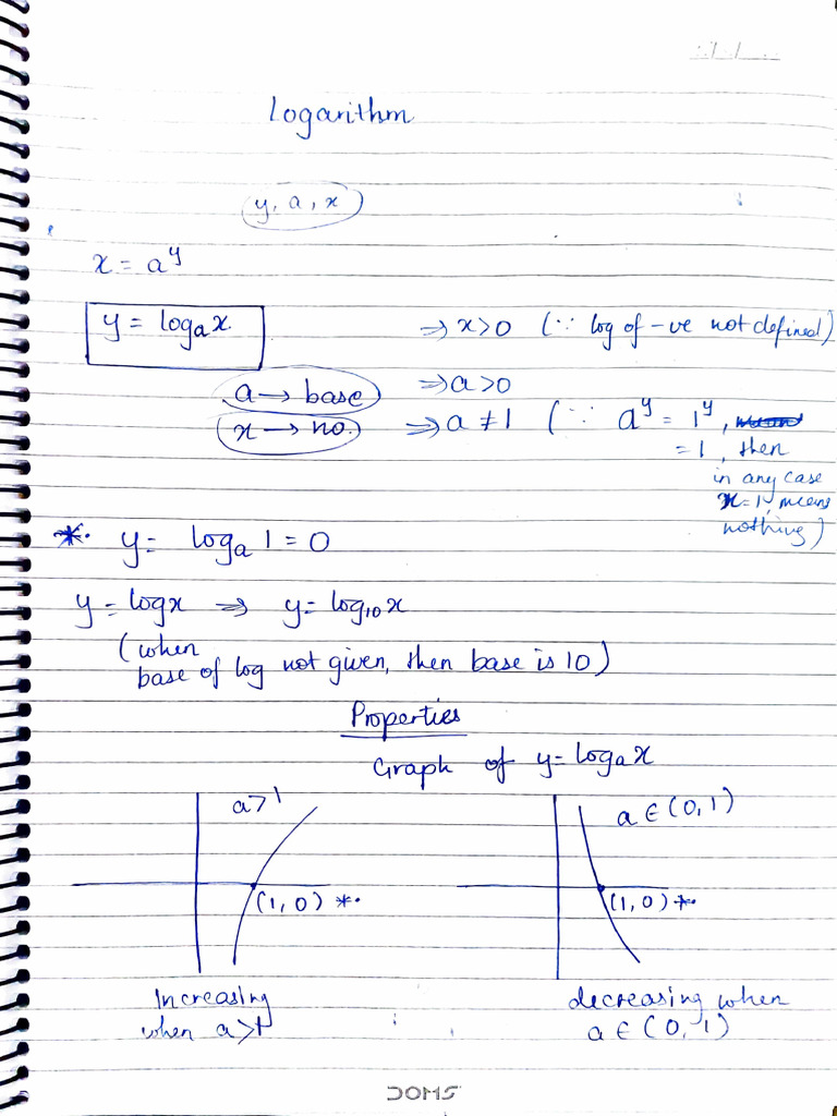 Logarithm | PDF