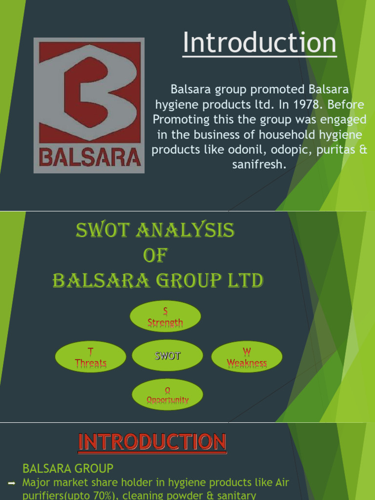 Balsara Group: SWOT Analysis Overview | PDF | Business
