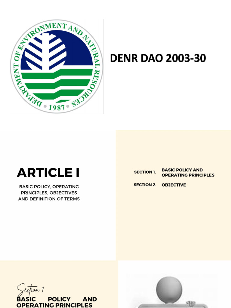 DENR Administrative Order No. 2003-30-2 | PDF | Environmental Impact Assessment | Environmental ...