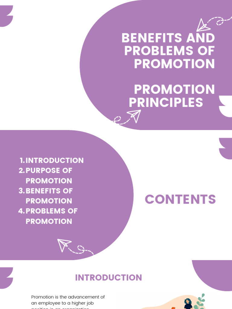 Benefits of Promotion | PDF | Employee Retention | Employment