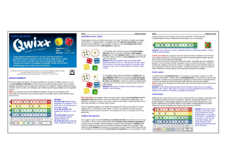 QWIXX | PDF